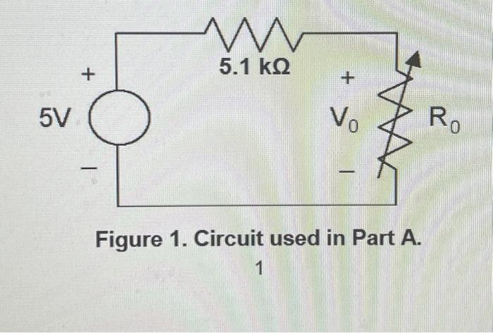 Solved 1. Calculate the theoretical values of voltage V0 and | Chegg.com