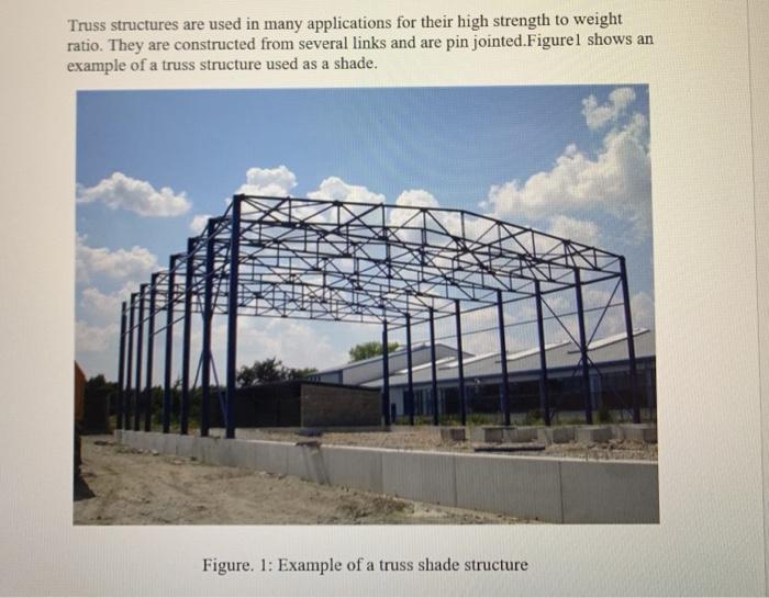 Truss structures are used in many applications for | Chegg.com