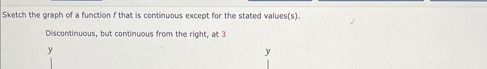Solved Sketch the graph of a function f ﻿that is continuous | Chegg.com