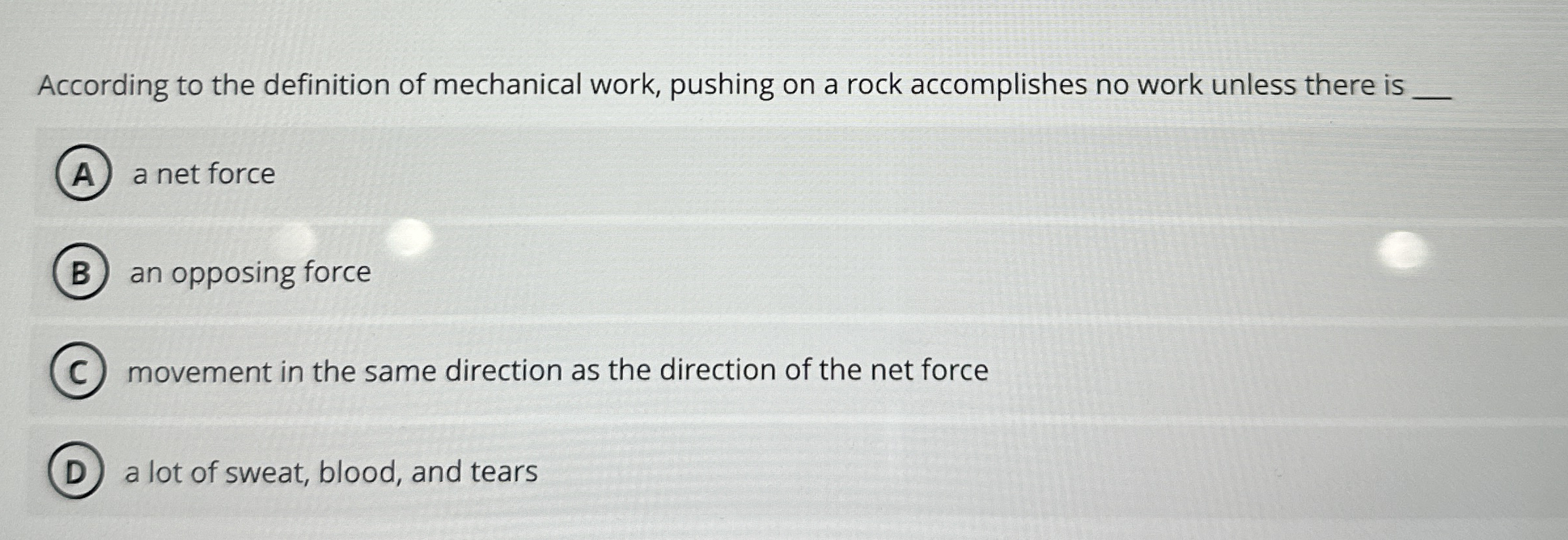 Solved According to the definition of mechanical work, | Chegg.com