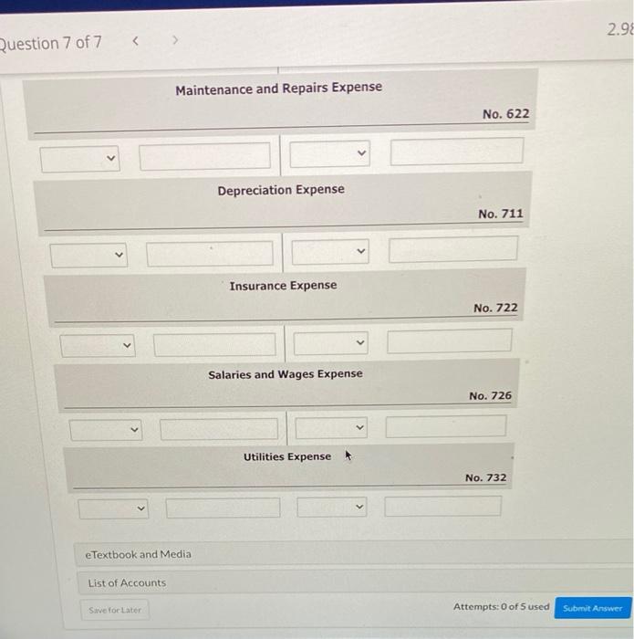 Solved AC 114 Unit 5 Lab Assignment Question 7 of 7 2.98/10 | Chegg.com