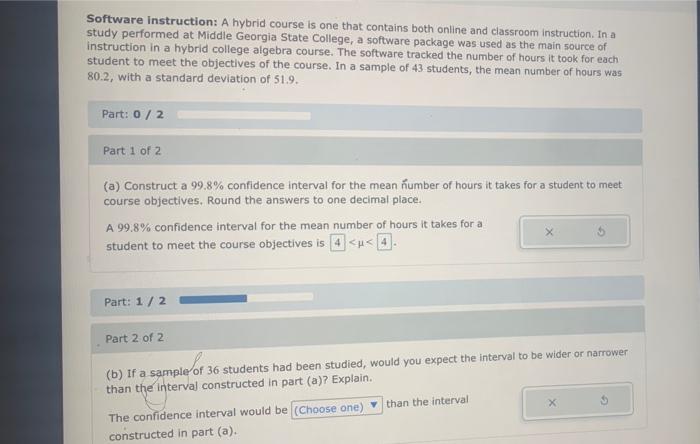 Solved Software instruction: A hybrid course is one that | Chegg.com