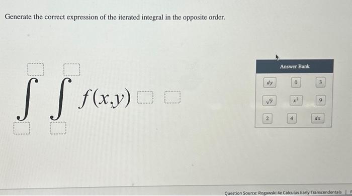 Solved Sketch the domain of integration and express as an | Chegg.com