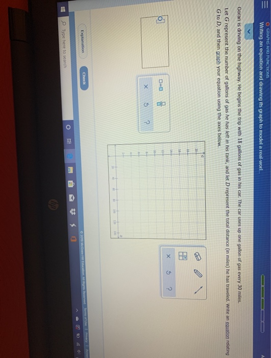 Solved O GRAPHS AND FUNCTIONS Writing an equation and | Chegg.com