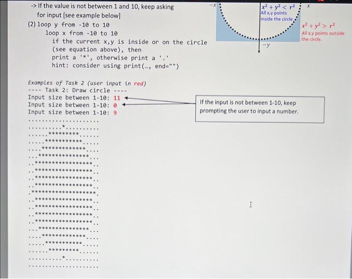 Solved Task 2 [Low-quality graphics circle] This task is to | Chegg.com