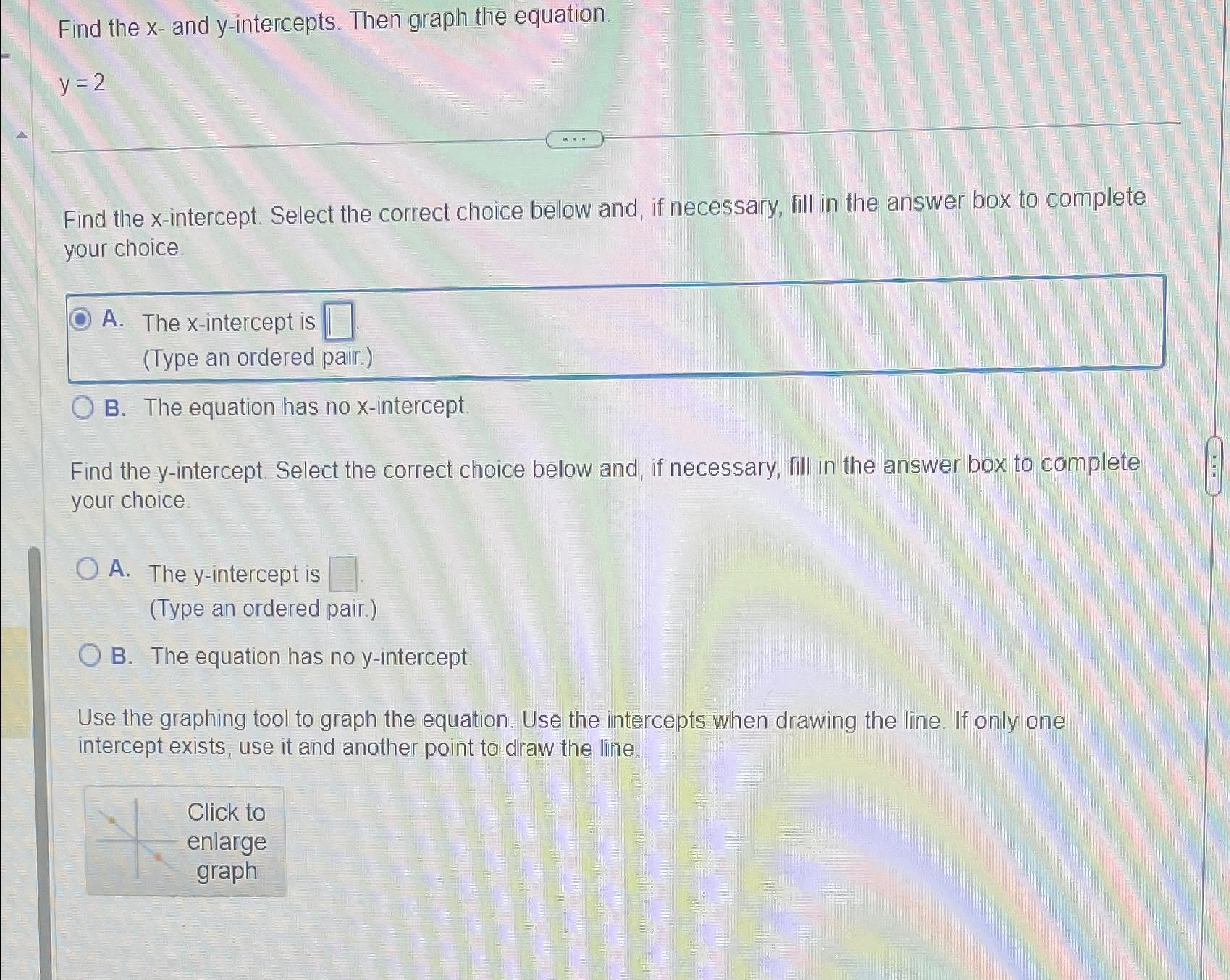 Solved Find the x - ﻿and y-intercepts. Then graph the | Chegg.com
