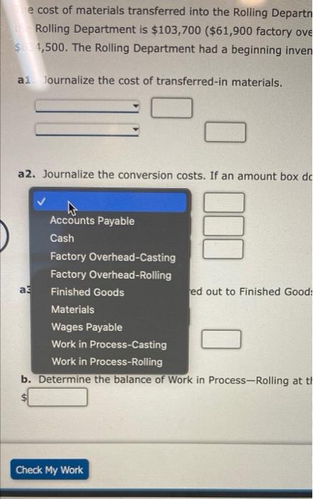 Solved ebook Show Me How Process Cost Journal Entries The | Chegg.com
