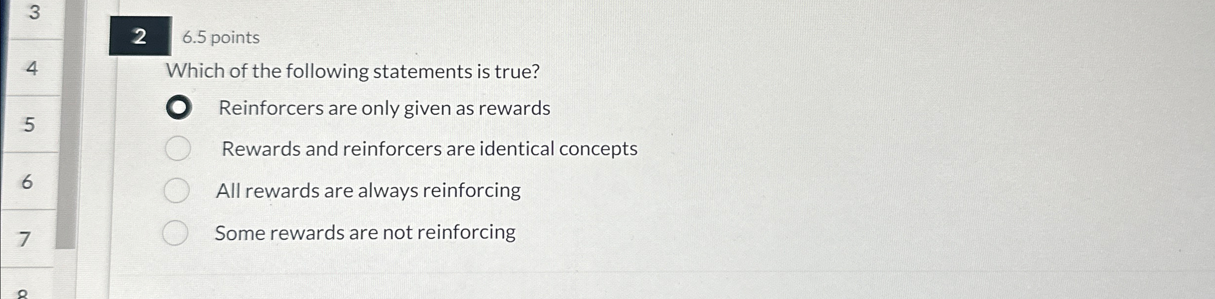 Solved 26.5 ﻿pointsWhich of the following statements is | Chegg.com