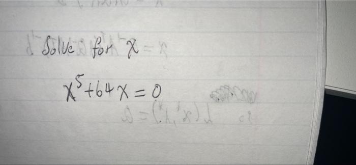 Solved Solve for X = X x² +6+x=0 | Chegg.com