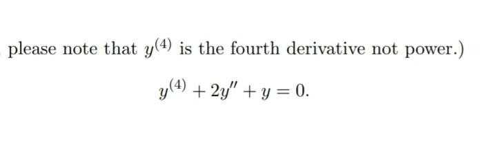 Solved Using the characteristic equation method to find the | Chegg.com