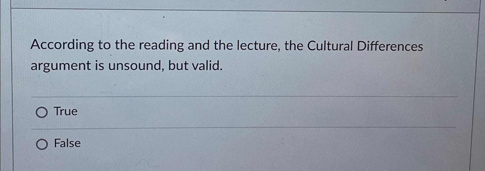 Solved According to the reading and the lecture, the | Chegg.com