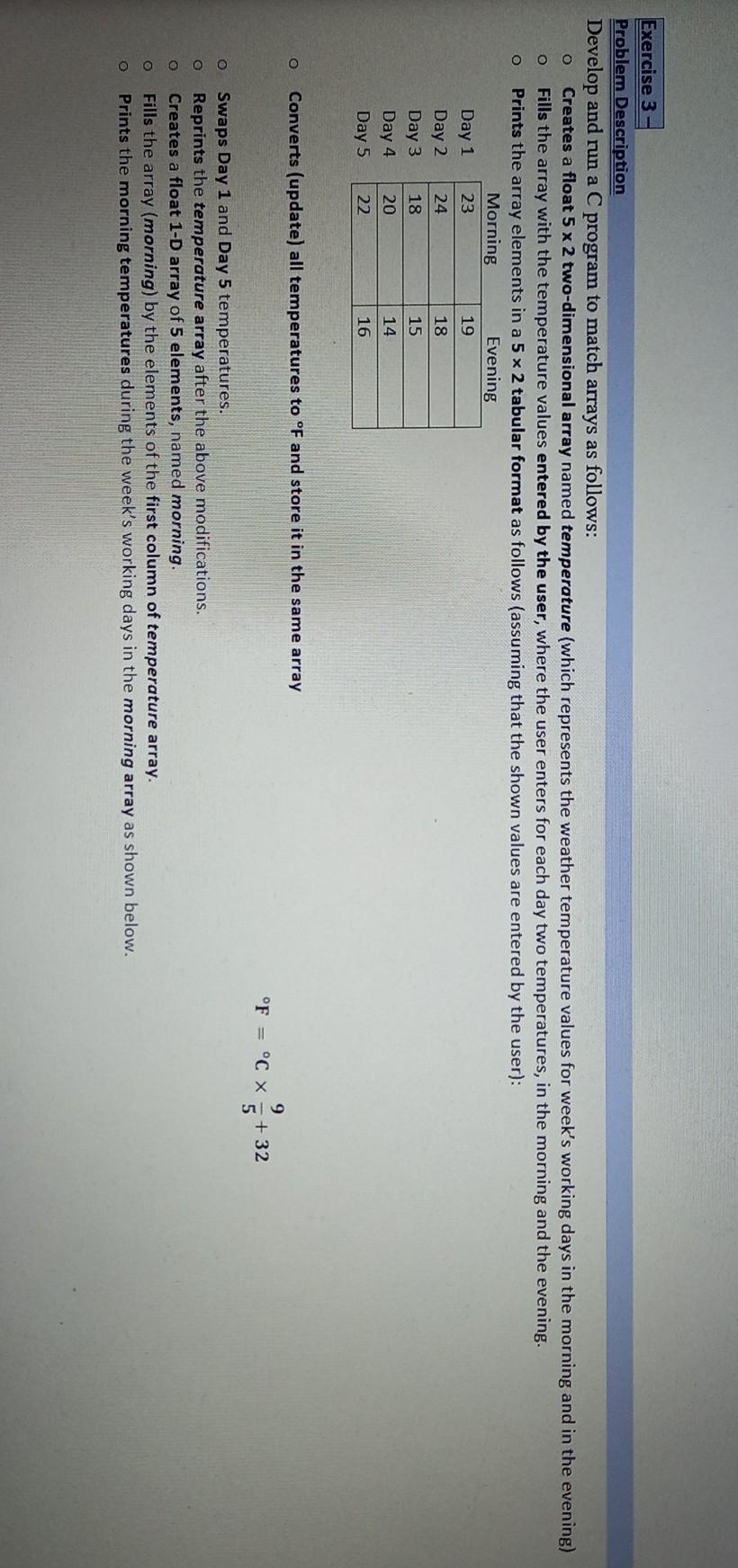 Solved O O O Exercise 3 Problem Description Develop And Run 3741