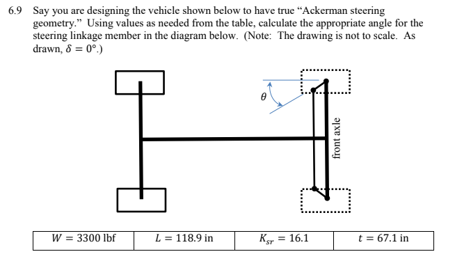 Solved 6.9 ﻿Say you are designing the vehicle shown below to | Chegg.com