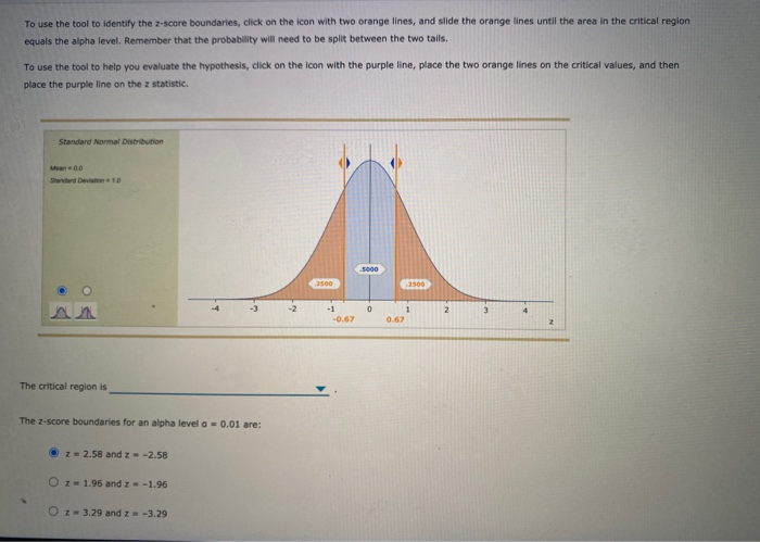 Solved 3. Alpha level and the critical region The alpha | Chegg.com