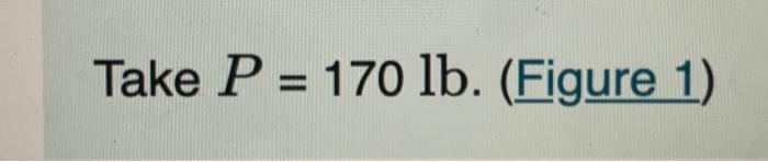 Solved Take P=170lbDetermine the horizontal and vertical | Chegg.com Solved Take P=170lbDetermine the horizontal and vertical | Chegg.com