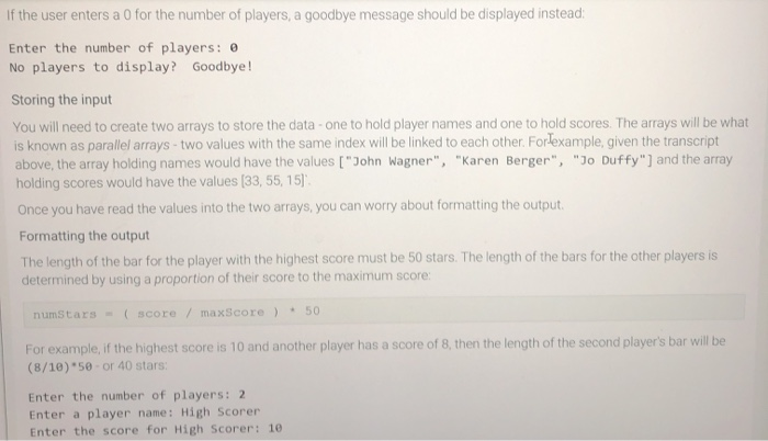 Solved 11.14 Bar Chart Scoreboard For this assignment you | Chegg.com
