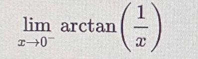 Solved lim arctan 107 2 | Chegg.com