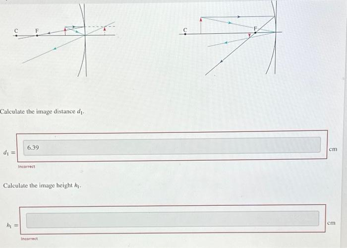 Solved An object 1.30 cm tall is placed 3.00 cm in front of | Chegg.com