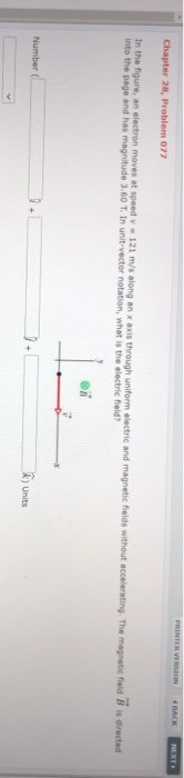 Solved PRINTER VERSION RACK NEXT Chapter 28, Problem 027 In | Chegg.com