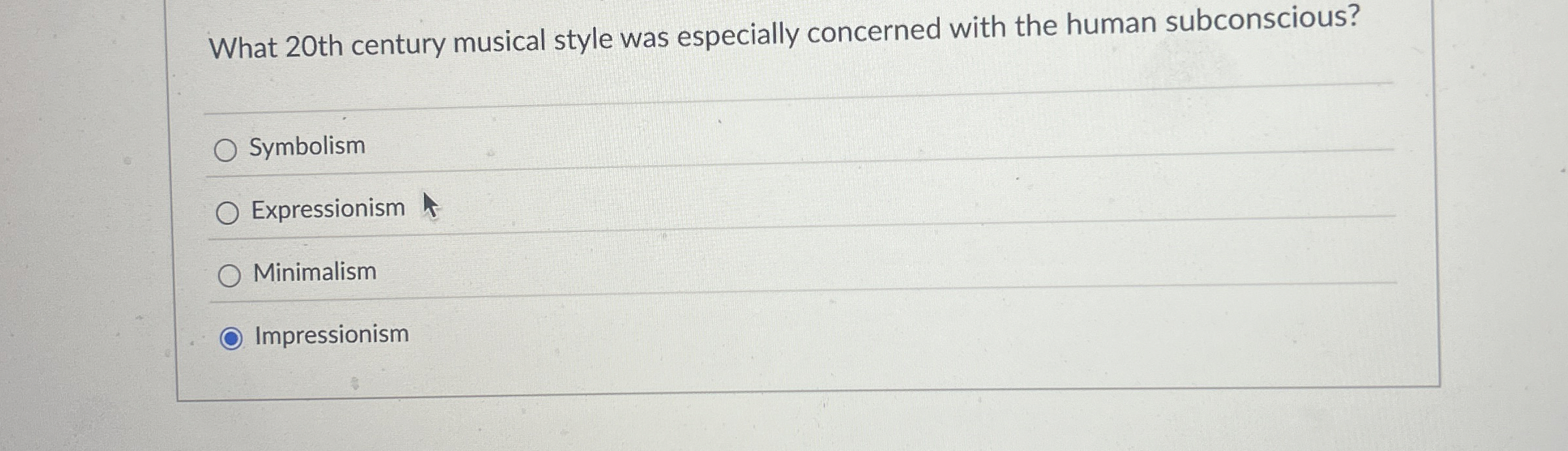 Solved What 20th century musical style was especially | Chegg.com