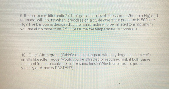 Solved 1. Which of the following is not standard pressure? | Chegg.com