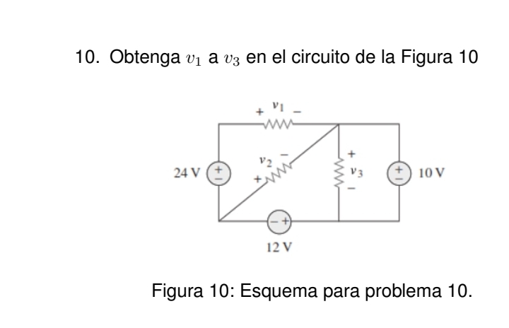 Solved Obtenga v1 ﻿a v3 ﻿en el circuito de la Figura | Chegg.com