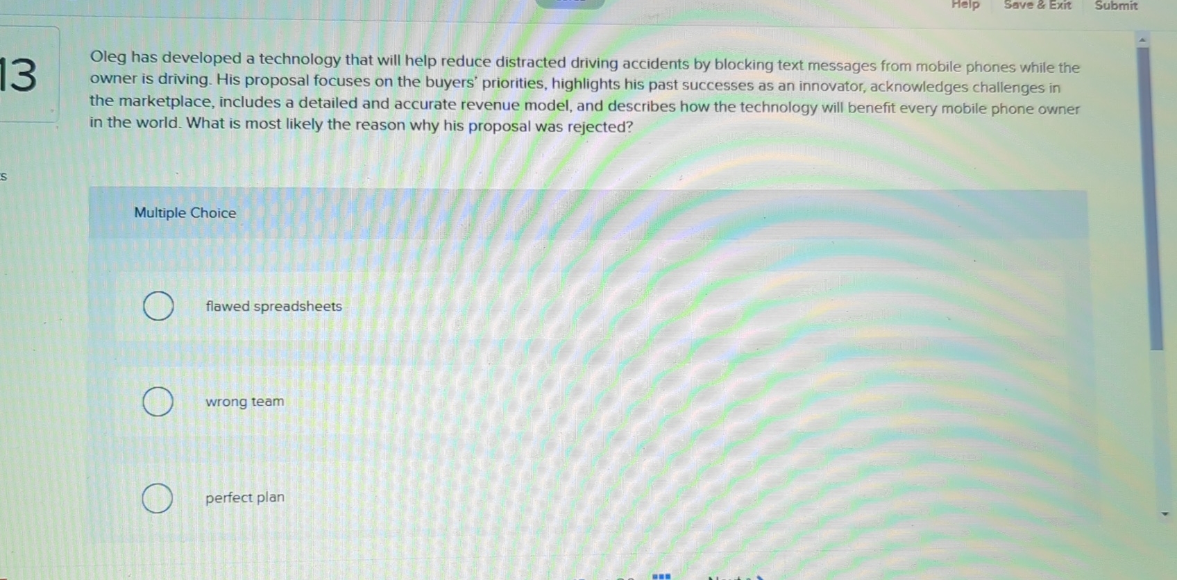 Solved Oleg has developed a technology that will help reduce | Chegg.com