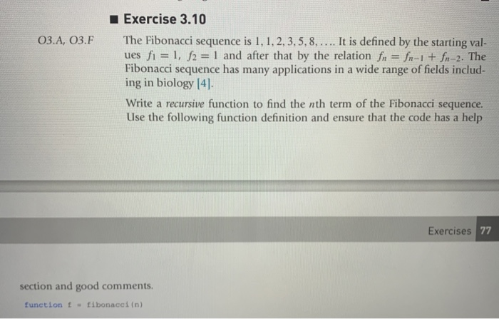 03. Exercise 3.5 A function takes three numeric | Chegg.com