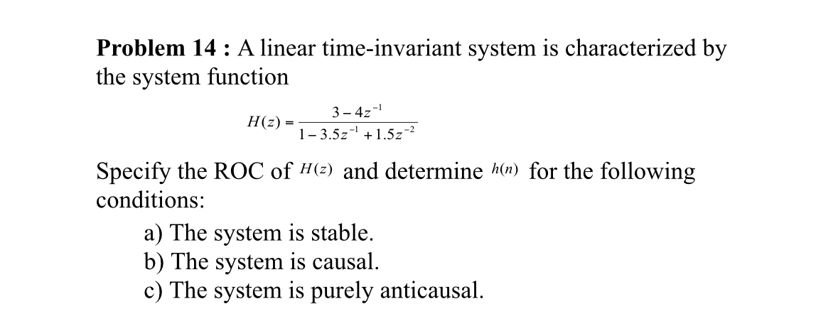 Solved PLEASE SOLVE WITH PEN AND PAPER.Problem 14 ﻿: A | Chegg.com