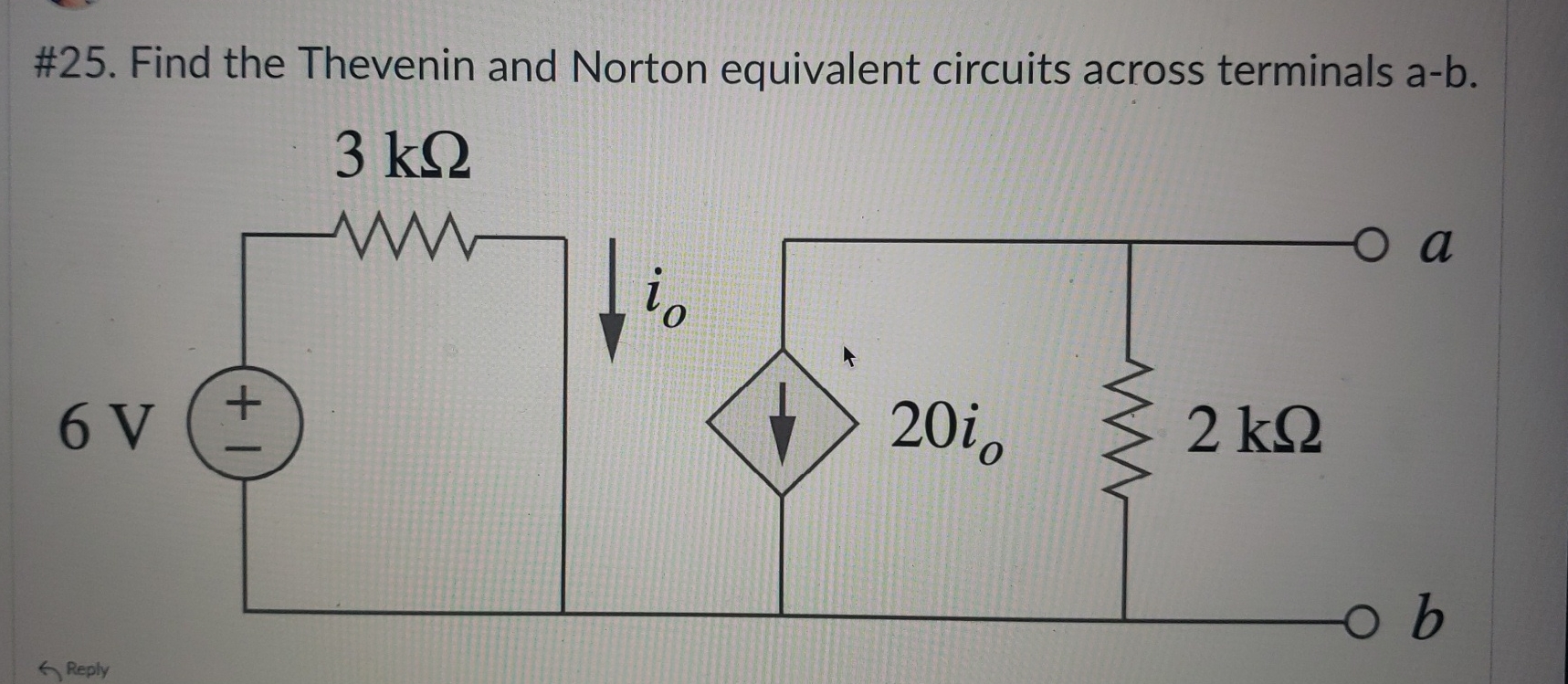 Solved Find the Thevenin and Norton equivalent circuits | Chegg.com