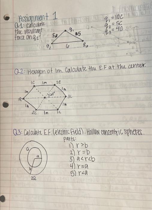 Solved Assignment 1 Q1: calculate the resultant force on | Chegg.com