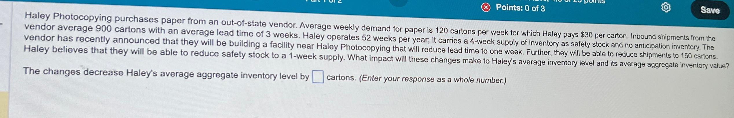 Solved Haley Photocopying purchases paper from an | Chegg.com