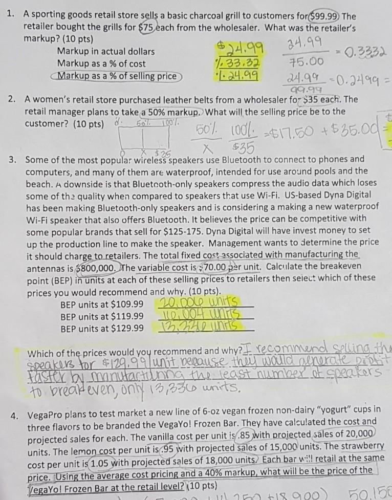 Solved Can someone please check if my work is correct? 1st | Chegg.com
