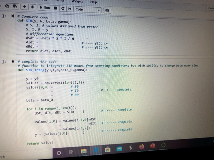 Solved [ ]: Nimport numpy as np import pandas as pd from | Chegg.com