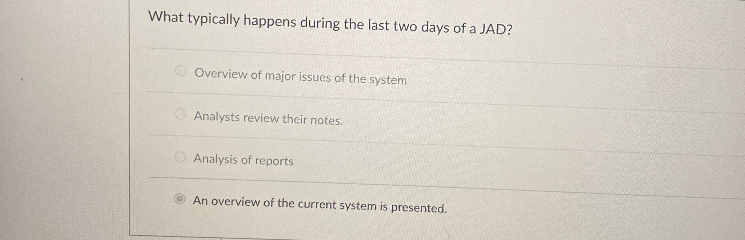 Solved What typically happens during the last two days of a | Chegg.com