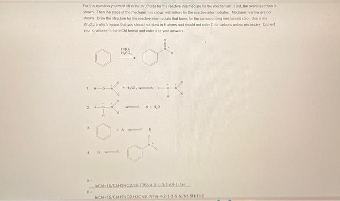 Solved For this question you mast tal in the structures for | Chegg.com