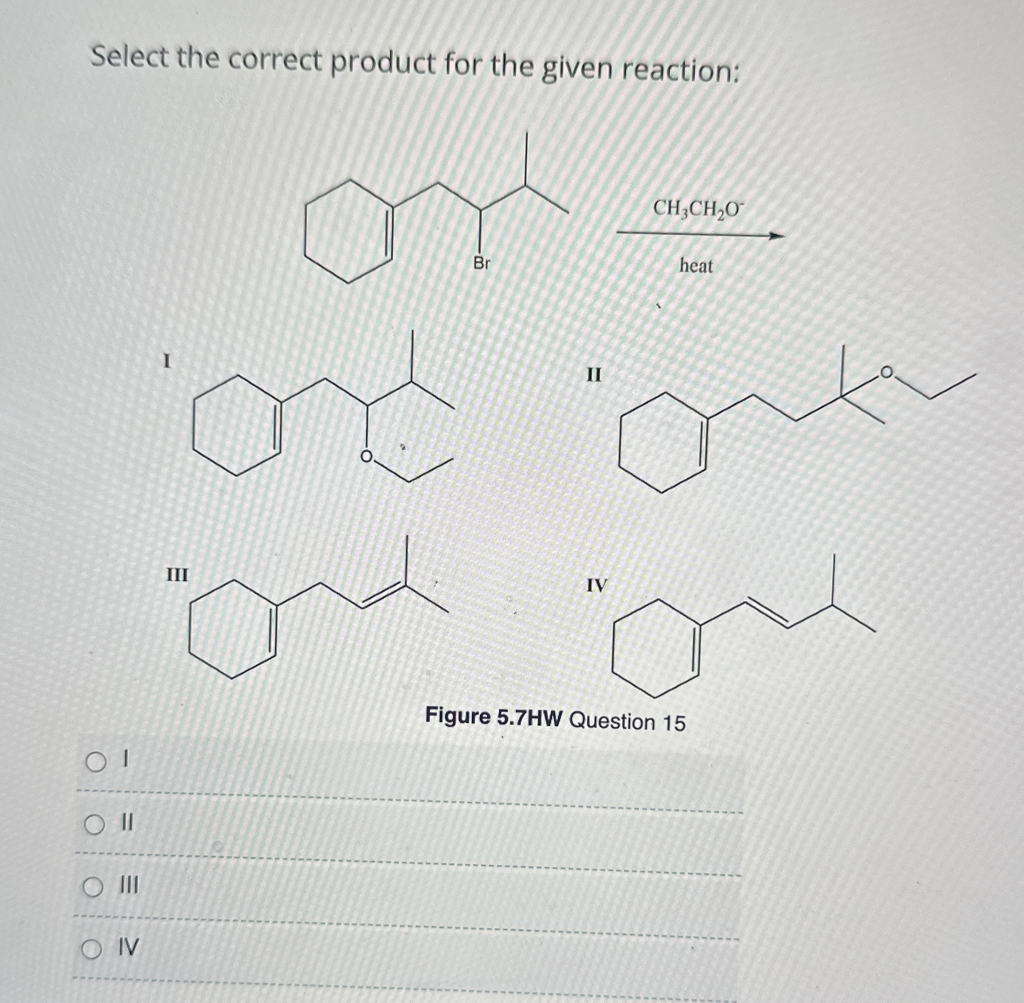 Solved Select the correct product for the given | Chegg.com