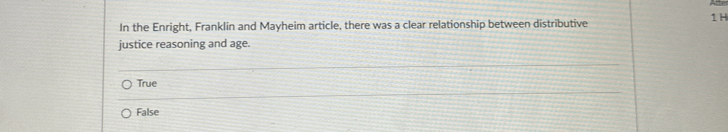 Solved In the Enright, Franklin and Mayheim article, there | Chegg.com