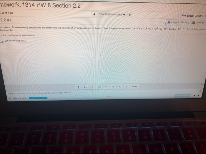 Solved mework: 1314 HW 8 Section 2.2 e: 0 of 1 pt 17 of 20 | Chegg.com