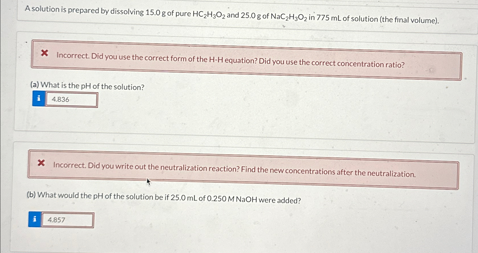 Solved A solution is prepared by dissolving 15.0g ﻿of pure | Chegg.com