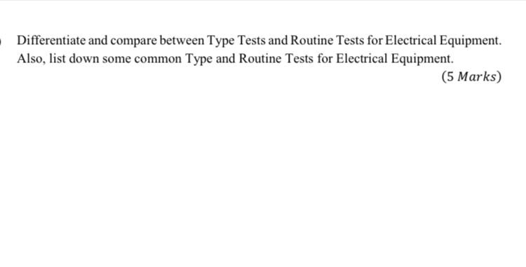 Solved Differentiate and compare between Type Tests and | Chegg.com