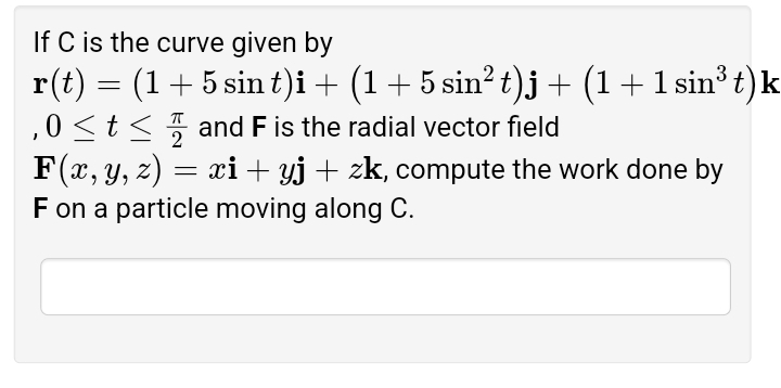 Solved If C is the curve given | Chegg.com