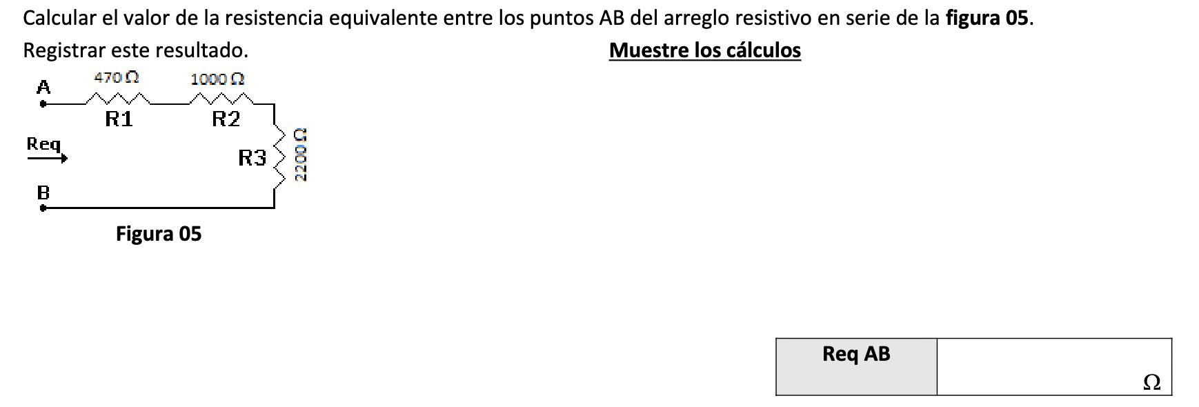 Solved Calcular el valor de la resistencia equivalente entre | Chegg.com