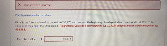 Solved Using the appropriate interest table, answer the | Chegg.com