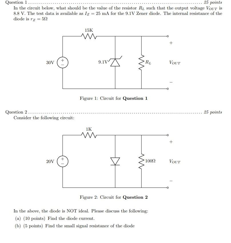 Solved In the circuit below, what should be the value of the | Chegg.com