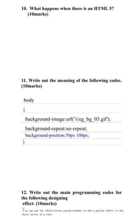 Solved 3. Which is the right designing codes for CSS? (4 | Chegg.com