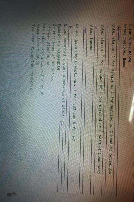 Solved 1 Write A Java Program To Compute Personal Income 