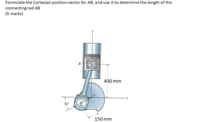 Solved Formulate The Cartesian Position Vector For Ab And