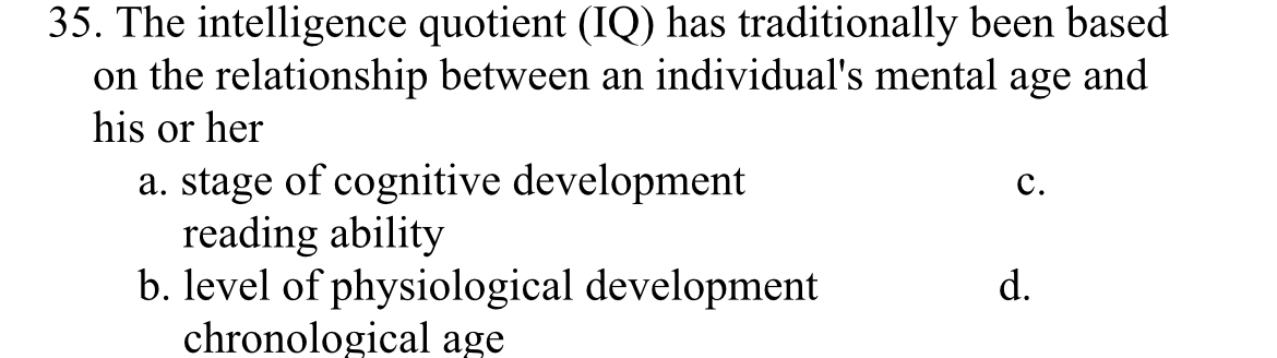 Solved The intelligence quotient (IQ) ﻿has traditionally | Chegg.com