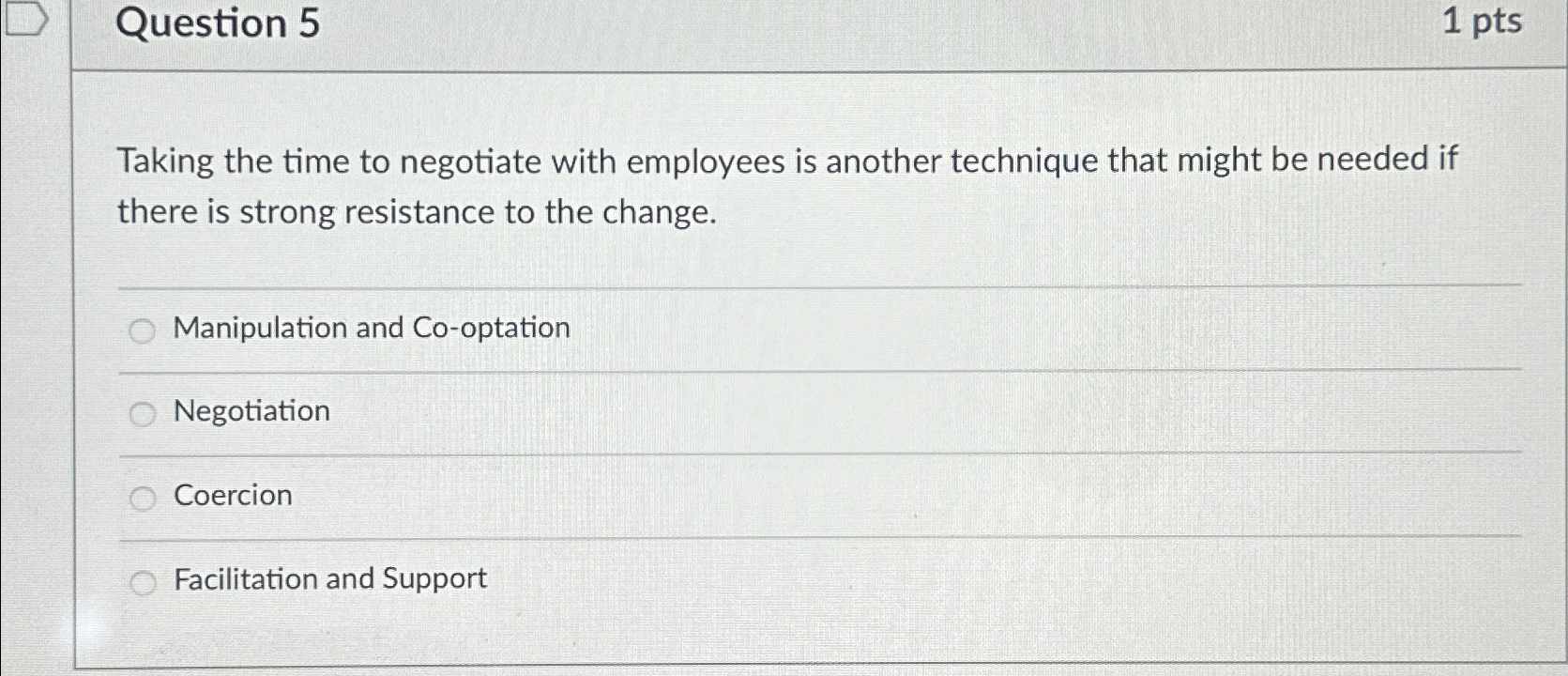 Solved Question 51 ﻿ptsTaking the time to negotiate with | Chegg.com